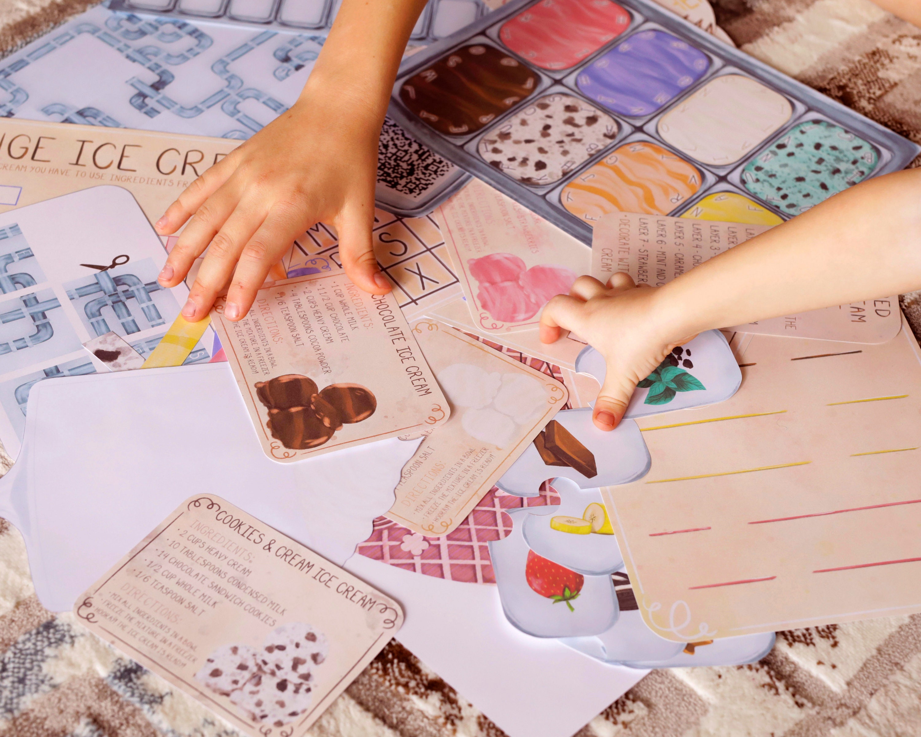 Ice Cream Escape Room for Kids | Treasure Hunt DIY Printable | Print ...