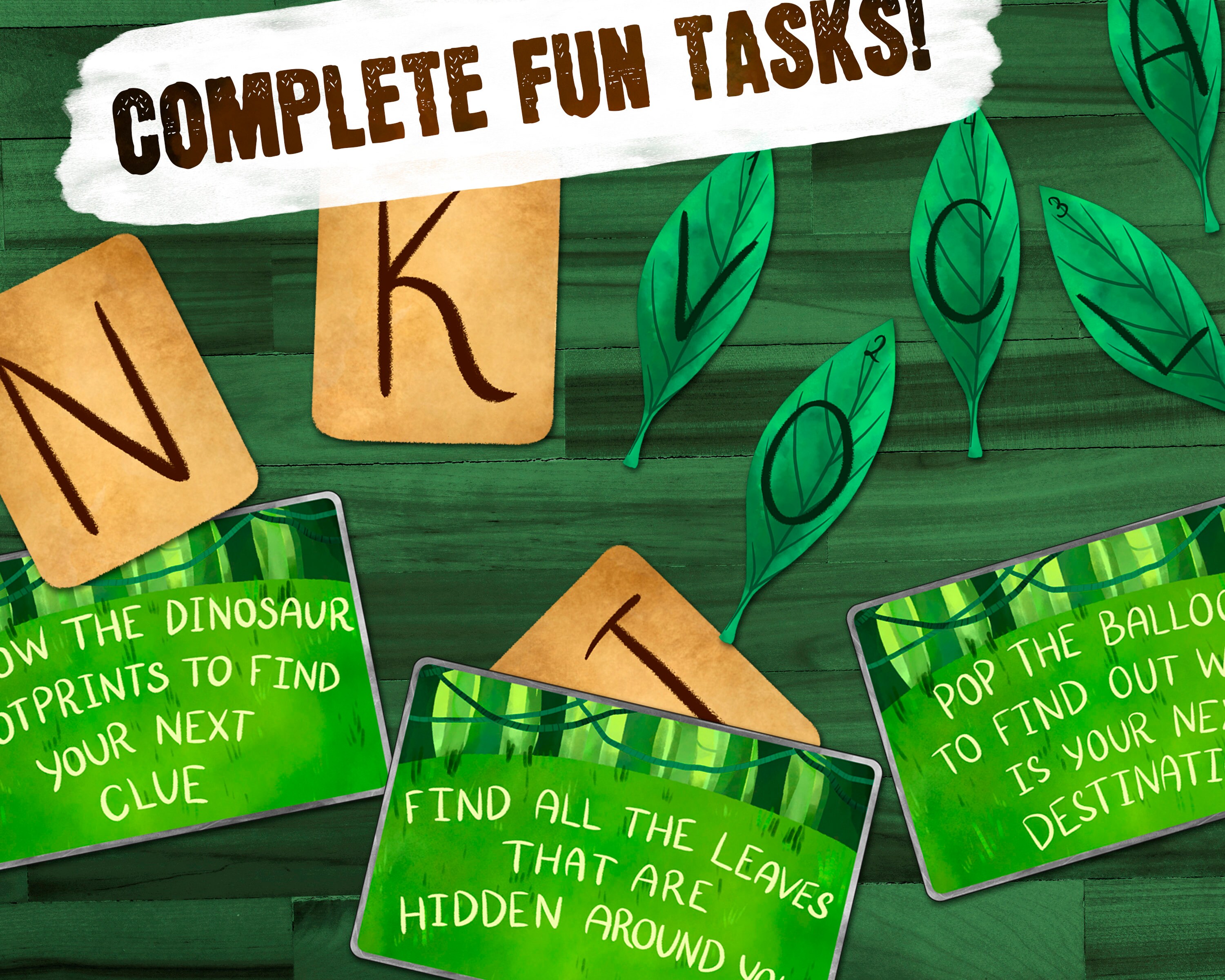 Missing Dinosaur Eggs Treasure Hunt | Printable Party Games | Dino ...