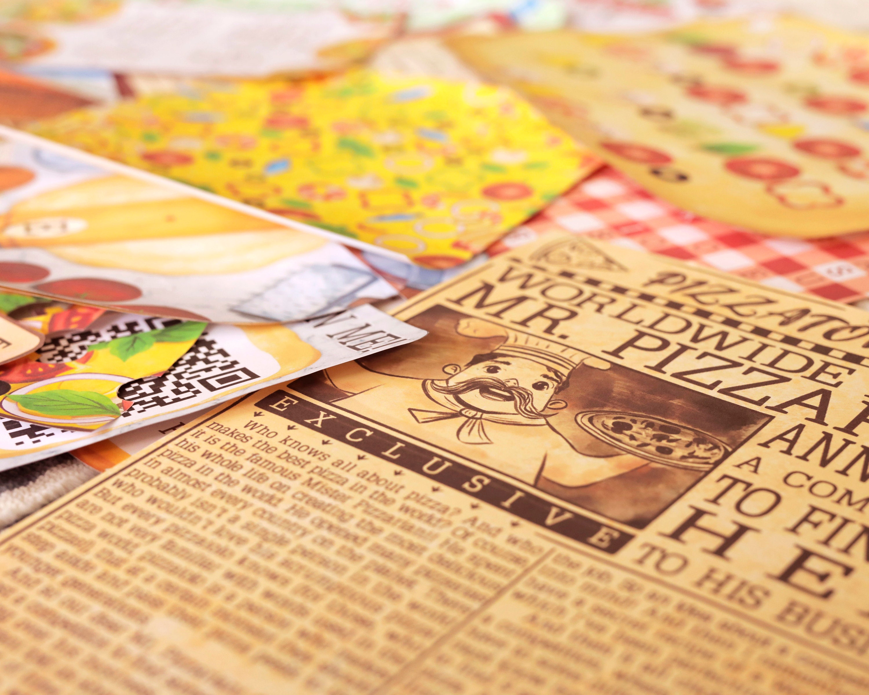 Pizza Competition Escape Room for Kids | DIY Printable Birthday Party ...