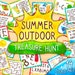 Summer Outdoor Treasure Hunt Clue Cards | Printable Party Game for Kids ...