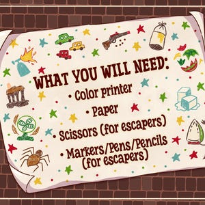 Alone for Christmas Escape Room for Kids | Printable Party Treasure ...