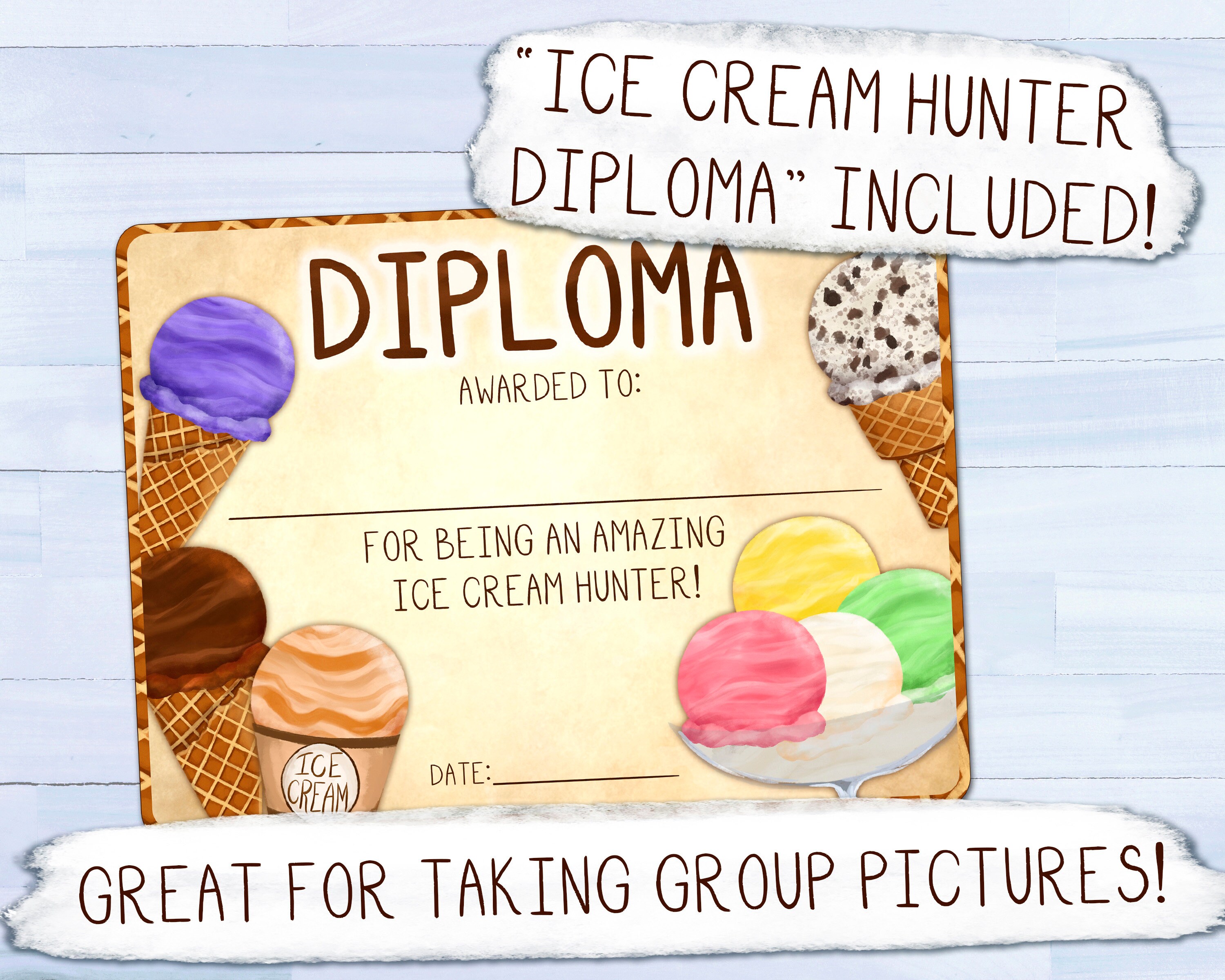 Missing Ice Cream Treasure Hunt | Printable Scavenger Hunt for Kids ...