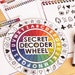 Secret Decoder Wheel | Printable Escape Room | Cipher Wheel PNG ...