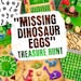 Missing Dinosaur Eggs Treasure Hunt | Printable Party Games | Dino ...