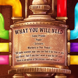 Chocolate Factory Escape Room for Kids | Treasure Hunt DIY Printable ...