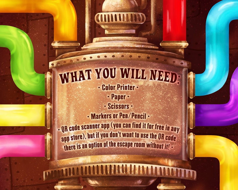 Chocolate Factory Escape Room for Kids Treasure Hunt DIY Printable ...