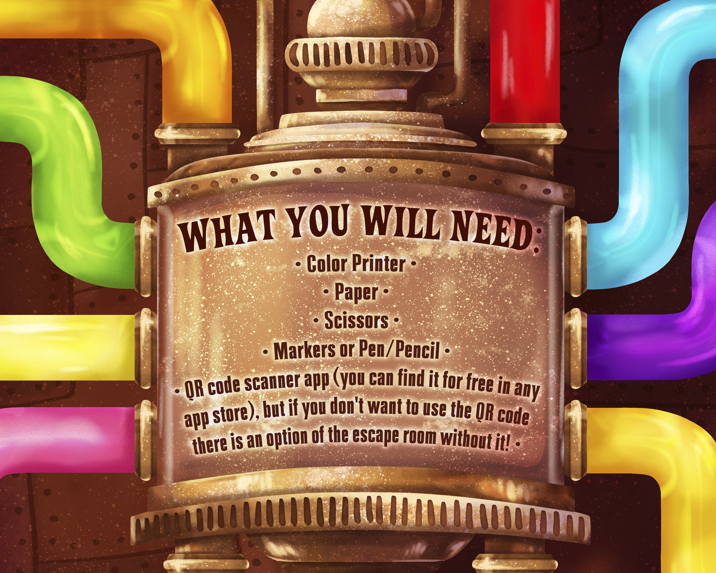 Chocolate Factory Escape Room for Kids Treasure Hunt DIY Printable ...