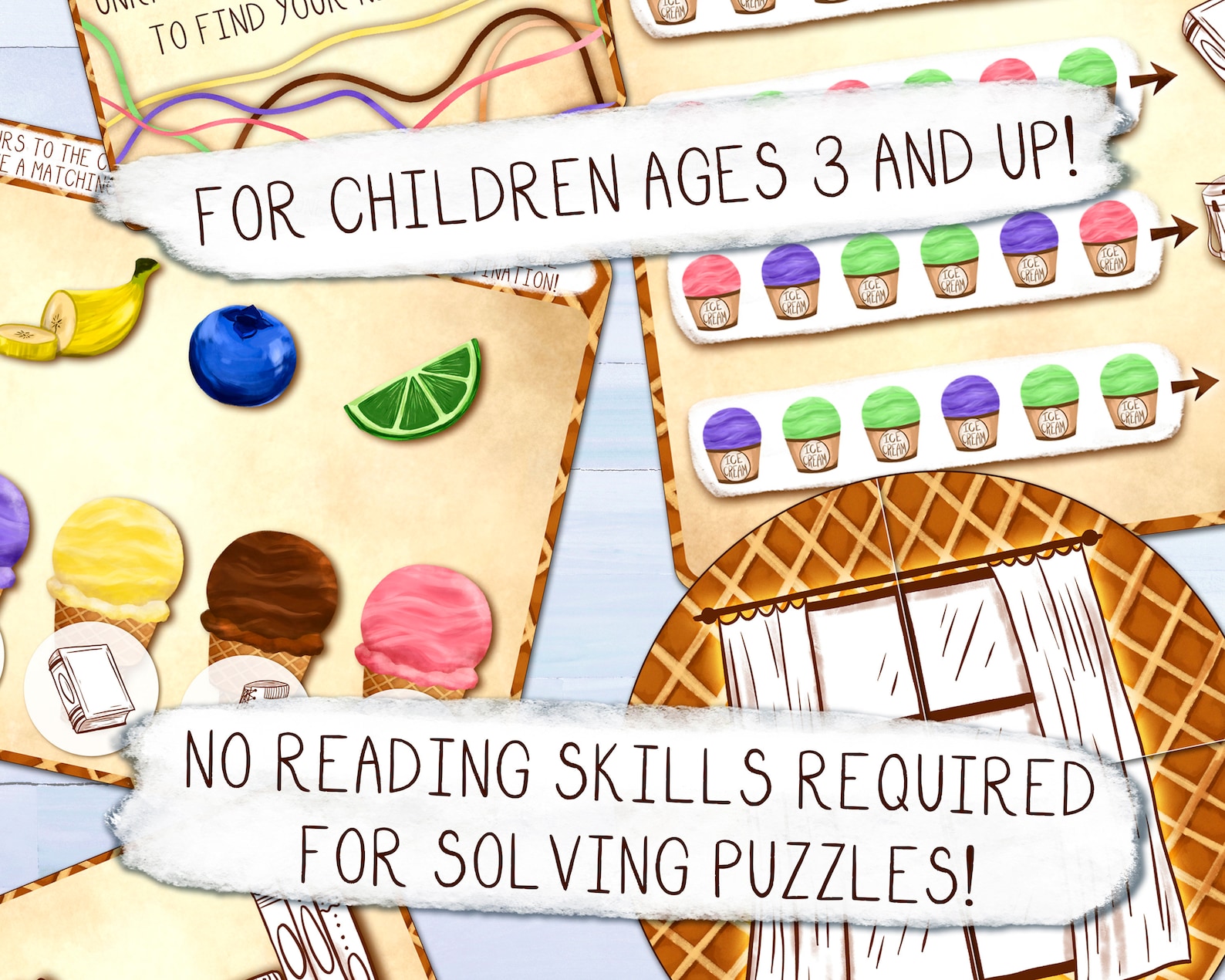 Missing Ice Cream Treasure Hunt | Printable Scavenger Hunt for Kids ...