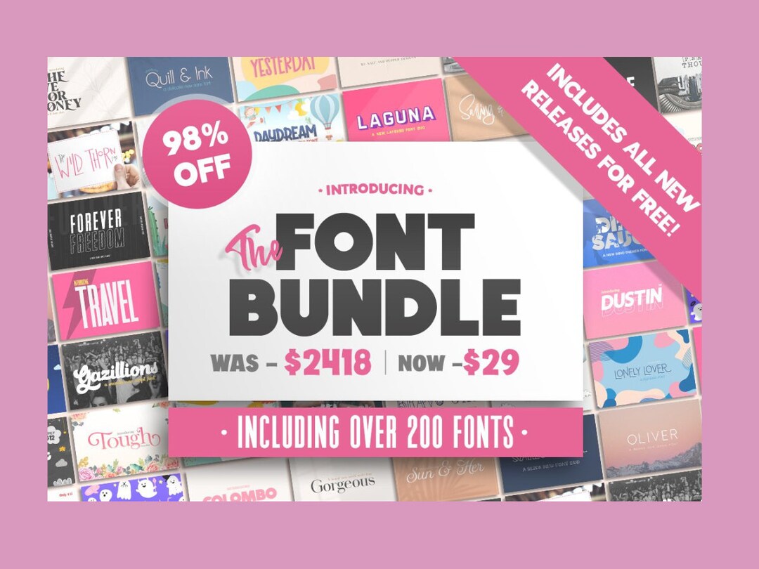 200 Font Bundle heritage Font Logo Font Modern - Etsy Australia