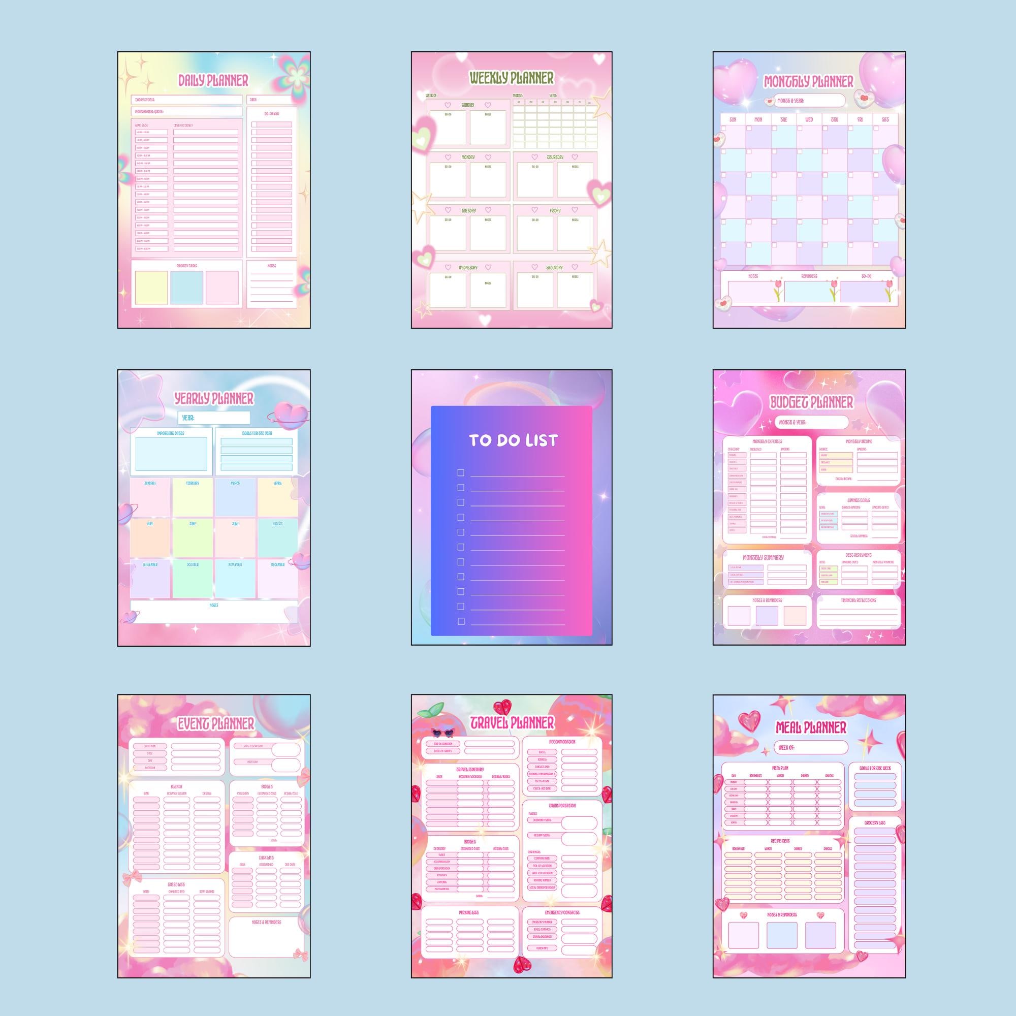 Complete Cute Planner Printable: Everything You Need to Stay Organized ...