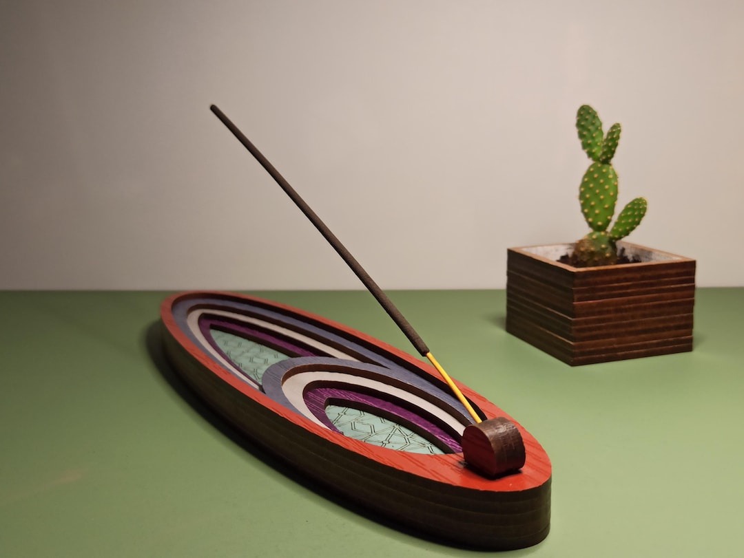 Wooden Incense Stick Burner, Handmade Incense Holder, Custom Incense ...