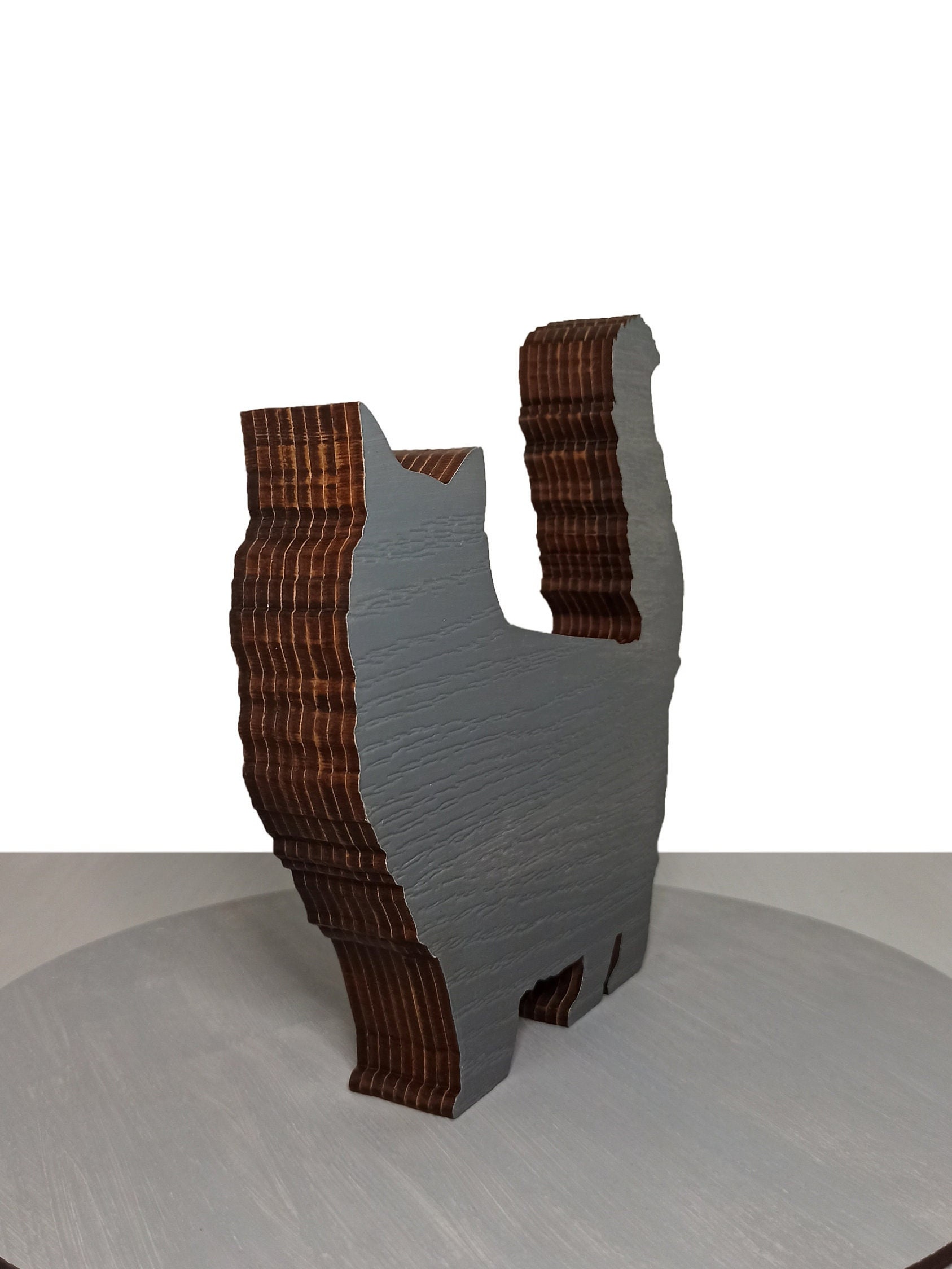 3D Wooden Cat Decoration, Wood Carving, Wooden Cats Scene, Desktop ...