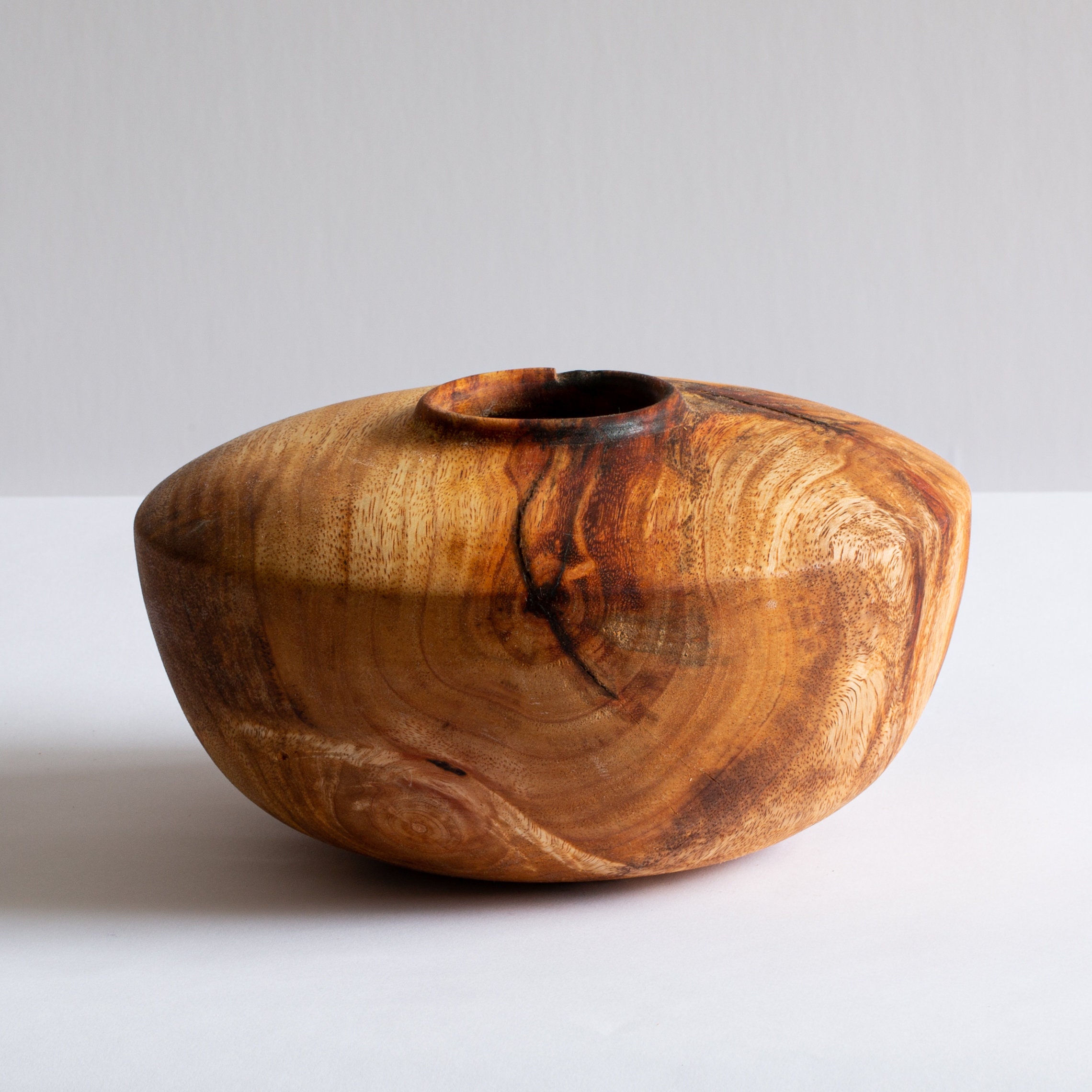 Modern Vase, Boho Wooden Decor, Unique Vase, Wood Vase, Contemporary ...