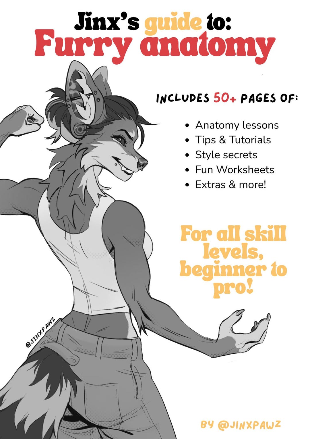 Jinx’s Furry Anatomy Guide - Etsy