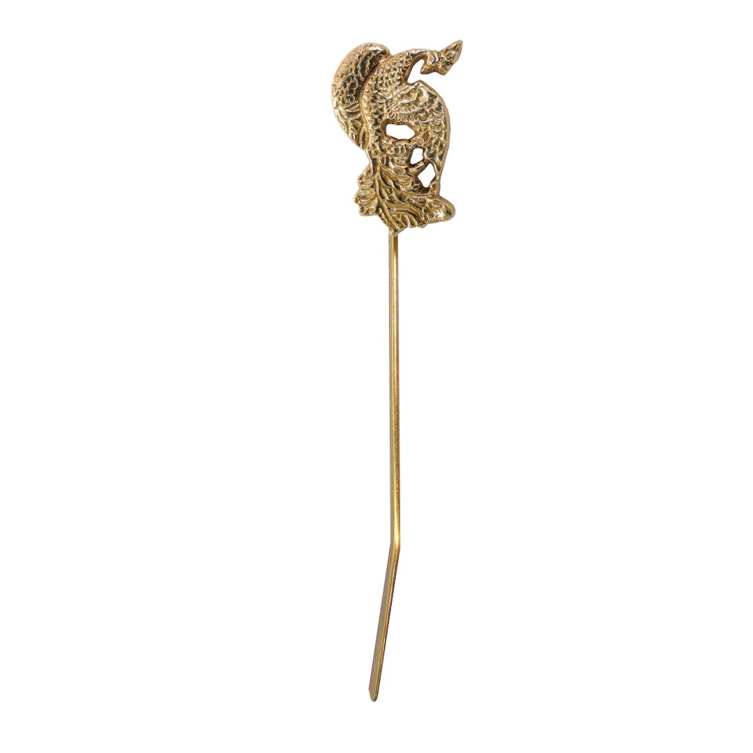 Vintage Handmade Brass Bookmark Book Hook Style Firebird Design - Etsy