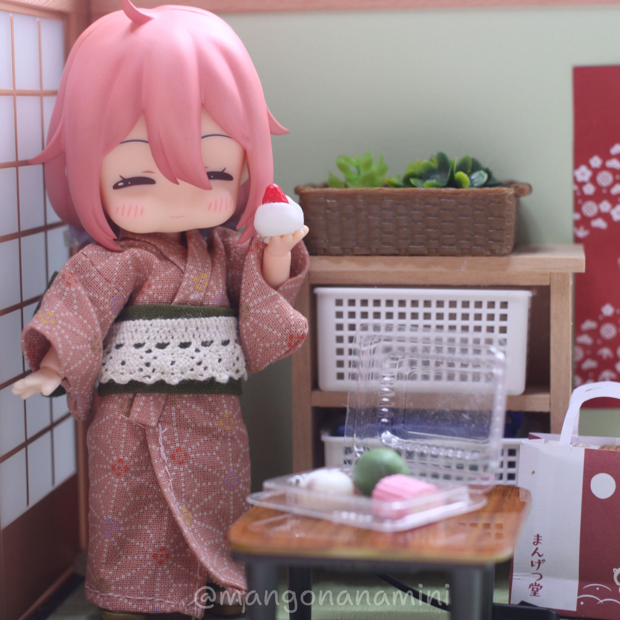 Nendoroid Doll OB11 Clothes Pink Yukata - Etsy