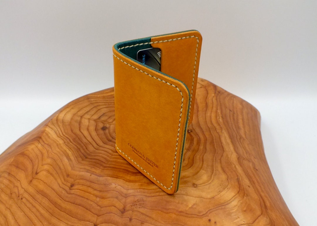 The Beacon Bi-fold Sea Blue / Dusky Yellow - Etsy