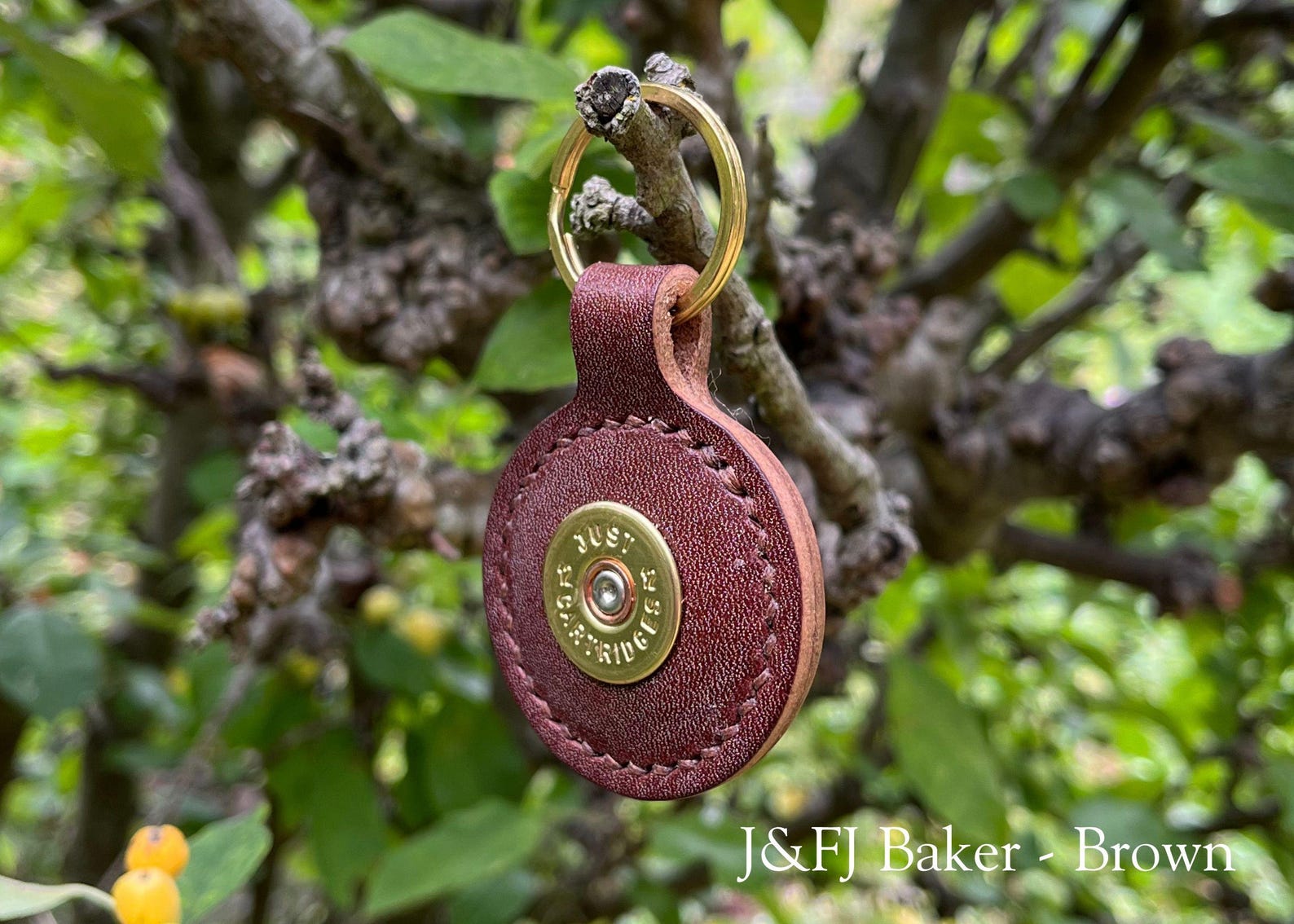 Handmade Leather Shotgun Cartridge Keyring - Upcycled Cartridges - Etsy