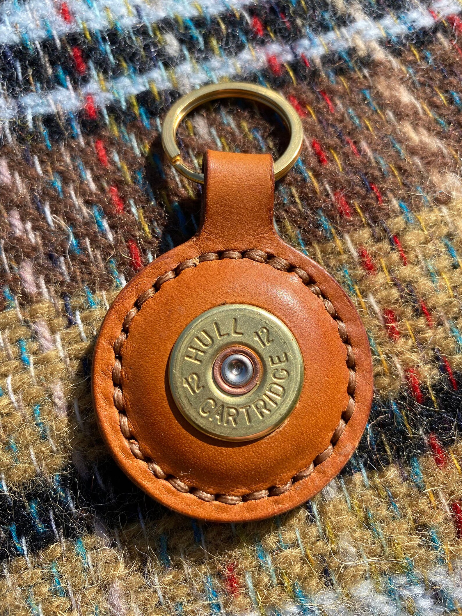 Handmade Leather Shotgun Cartridge Keyring - Upcycled Cartridges - Etsy