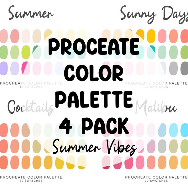 Soft Summer Color Swatches - Etsy