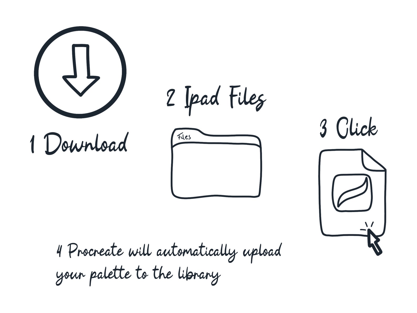 Winter Walks Procreate Color Palette, iPad Procreate Illustration ...