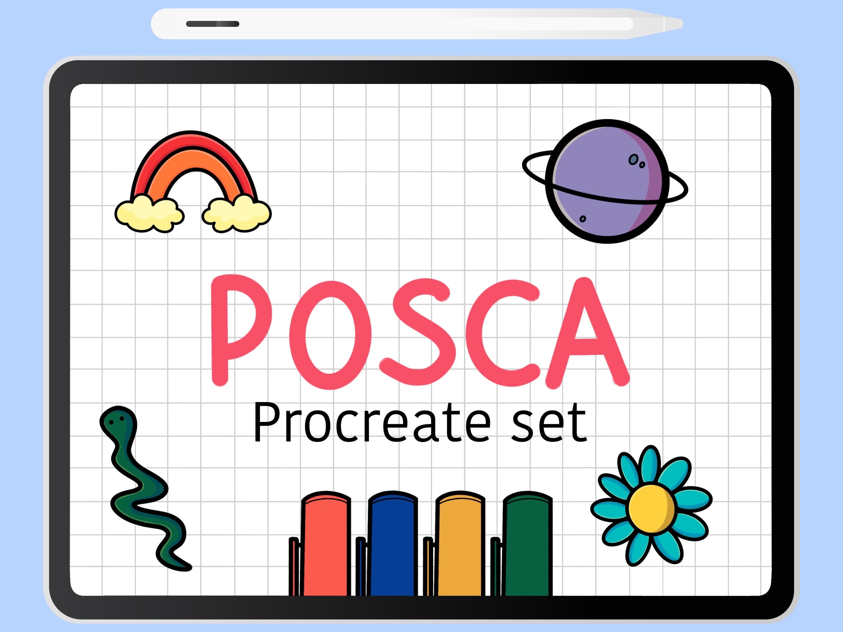 Marker Procreate Brush Pack / Marker iPad Brush Set / Marker Procreate ...