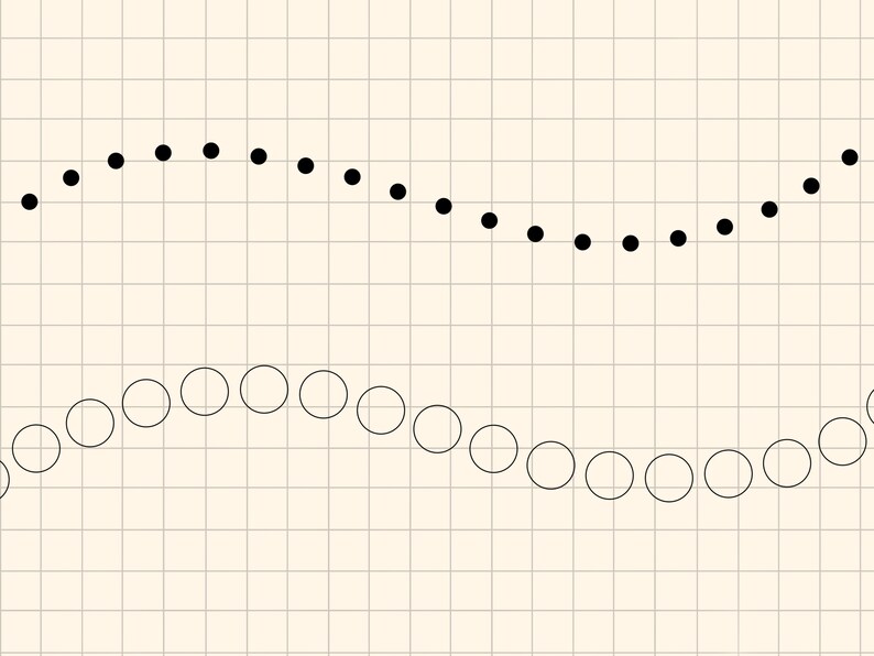 Dots and Dash Doodle Procreate Brush Pack / Dash Procreate Doodle Pack ...