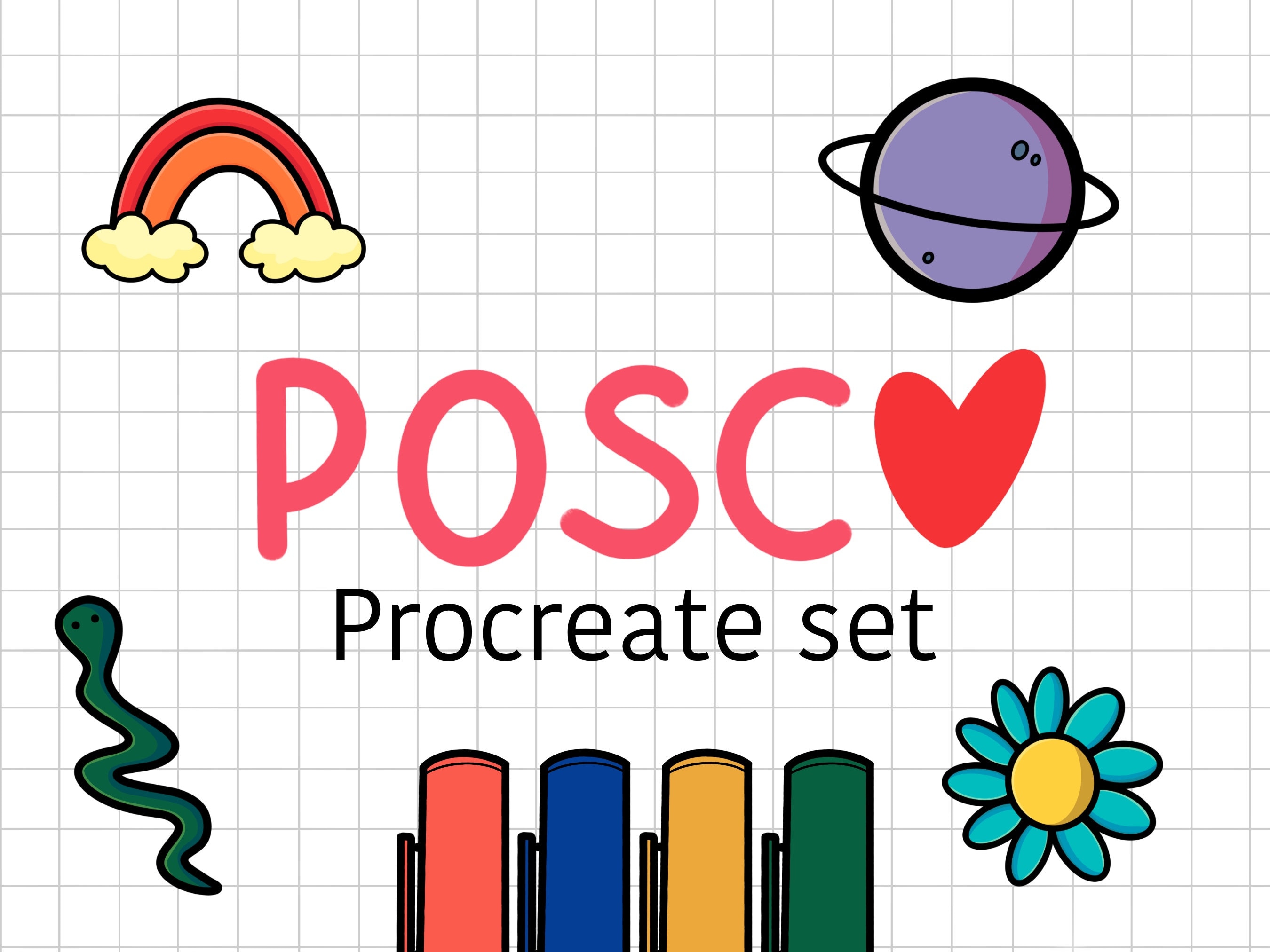 Marker Procreate Brush Pack / Marker iPad Brush Set / Marker Procreate Color Palette / Procreate ...