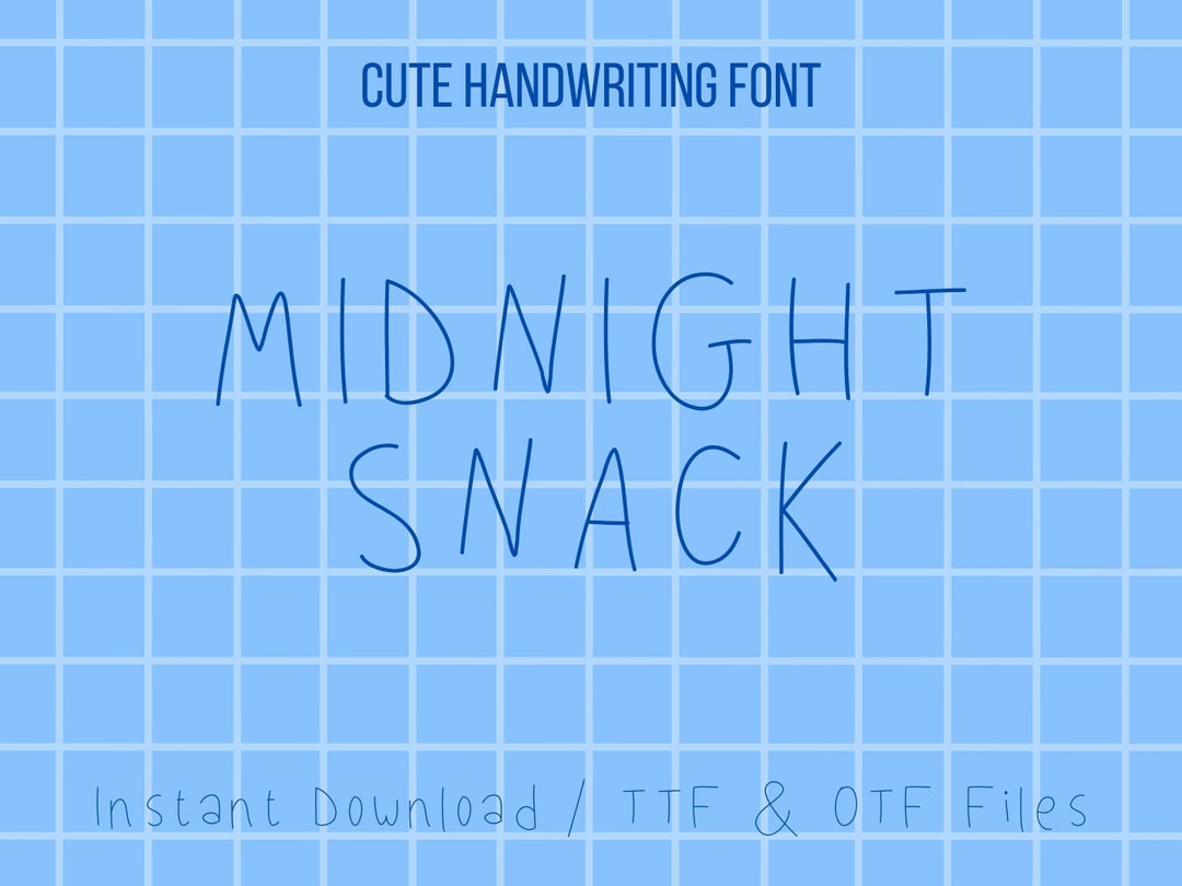 Handwritten Font Digital Font Neat Handwriting Font for Note-taking ...