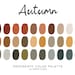 Autumn Procreate Color Palette, iPad Procreate Illustration, Color ...