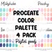 Boho Muted Procreate Color Palette, iPad Procreate Illustration, Color ...
