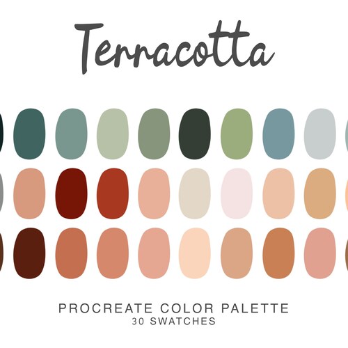 Boho Muted Procreate Color Palette Ipad Procreate - Etsy Boho Muted Procreate Color Palette Ipad Procreate - Etsy