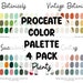 Nature Plant 4 Procreate Color Palettes, iPad Procreate Illustration ...
