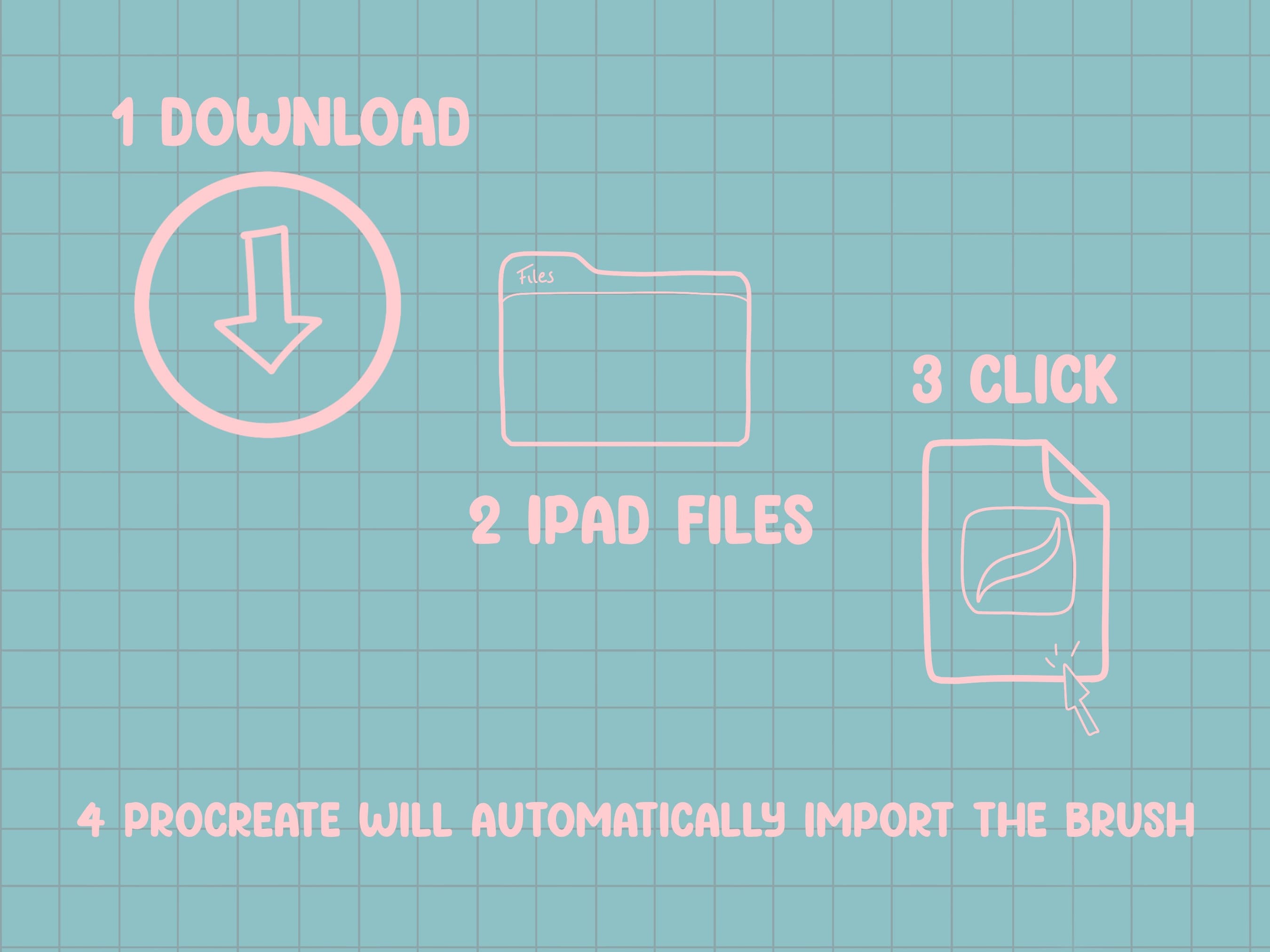 3D Doodle Procreate Brush Set / Taper 3D Procreate Doodle Brush / 3D ...