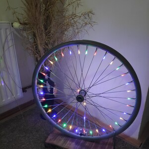 Wheel Lamp, From a Bicycle, Battery Operated Lights, Colorful, Wooden ...