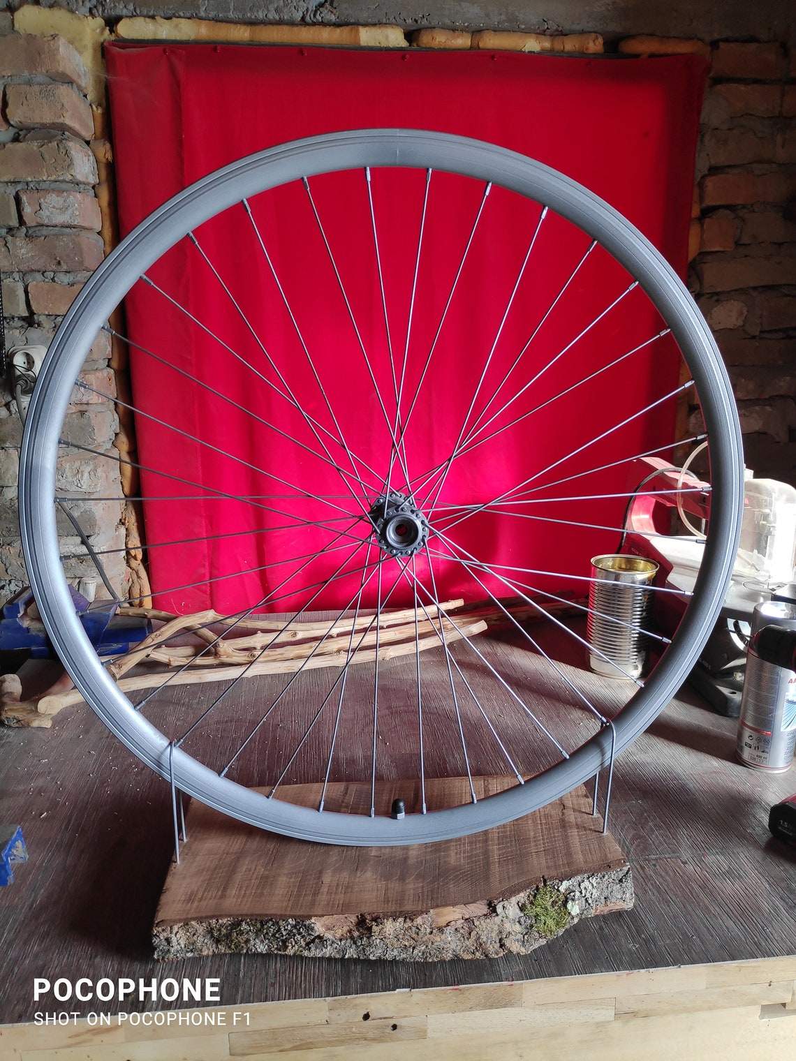Wheel Lamp, From a Bicycle, Battery Operated Lights, Colorful, Wooden ...