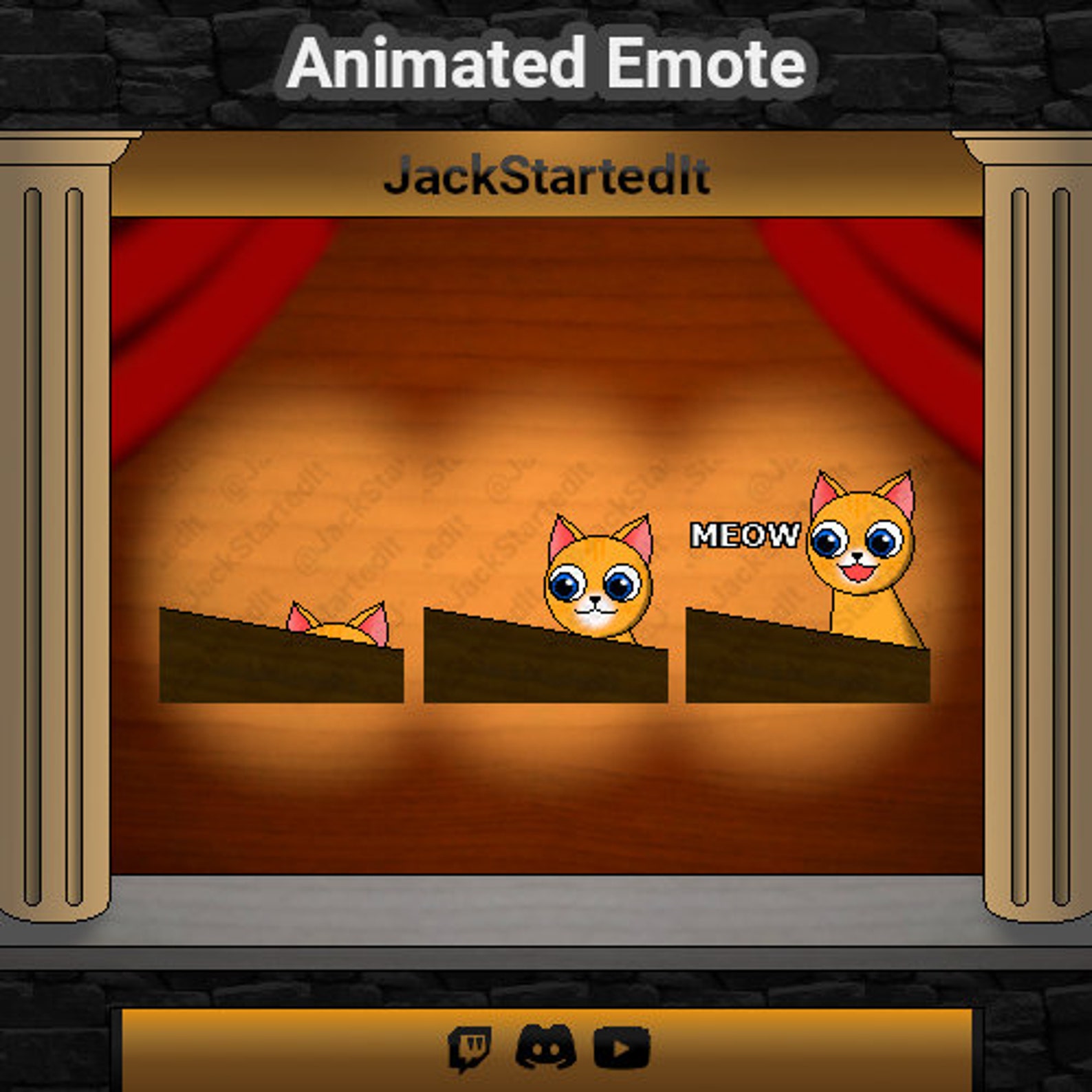 GIF - Cute Cat Emote | Animated Emote | Twitch Emote | Discord Emote ...