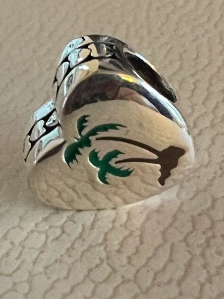 Pandora Florida Exclusive Palm Tree Heart Charm - Etsy