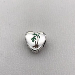 Pandora Florida Exclusive Palm Tree Heart Charm - Etsy
