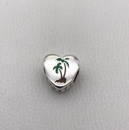 Pandora Florida Exclusive Palm Tree Heart Charm - Etsy