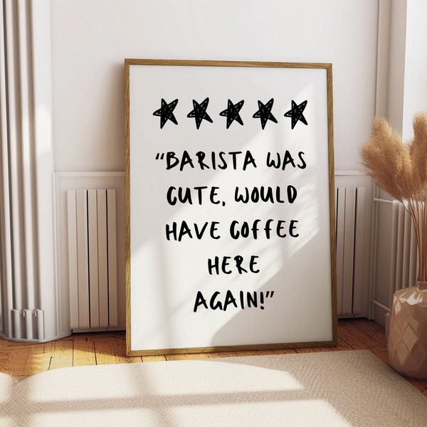 Barista Club Sign - Etsy