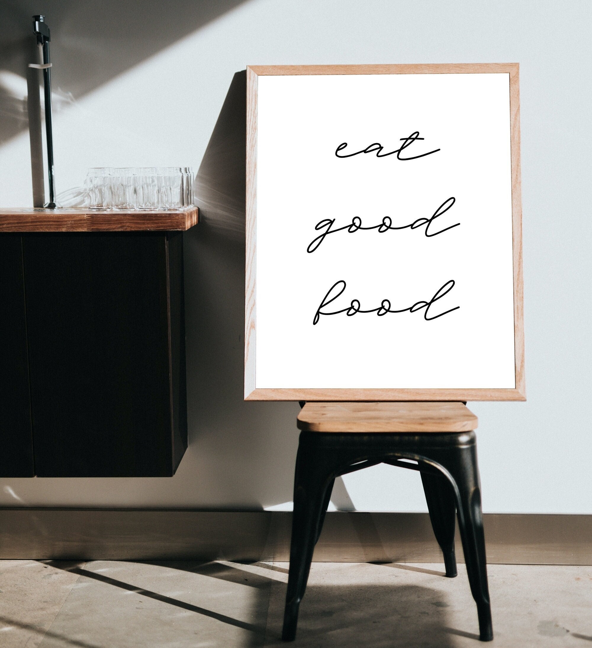 Eat good food Poster Poster Küche Küchenposter Küchenbilder Esszimmer ...
