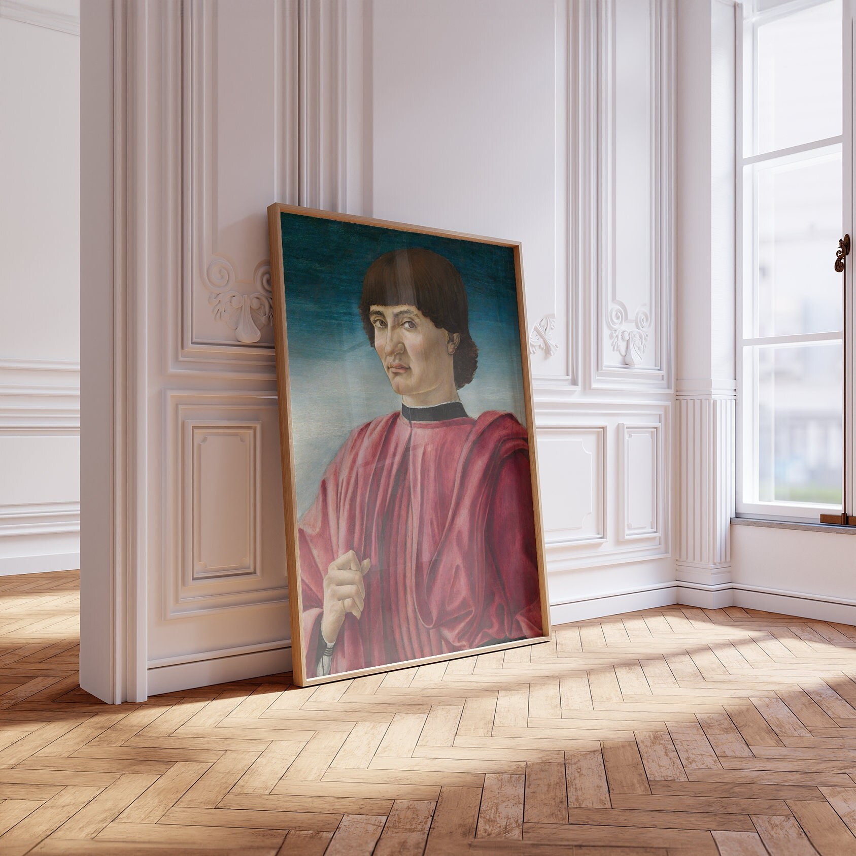 Vintage Restroom Art Funny Portrait Print Guest Bathroom Funny Toilet ...