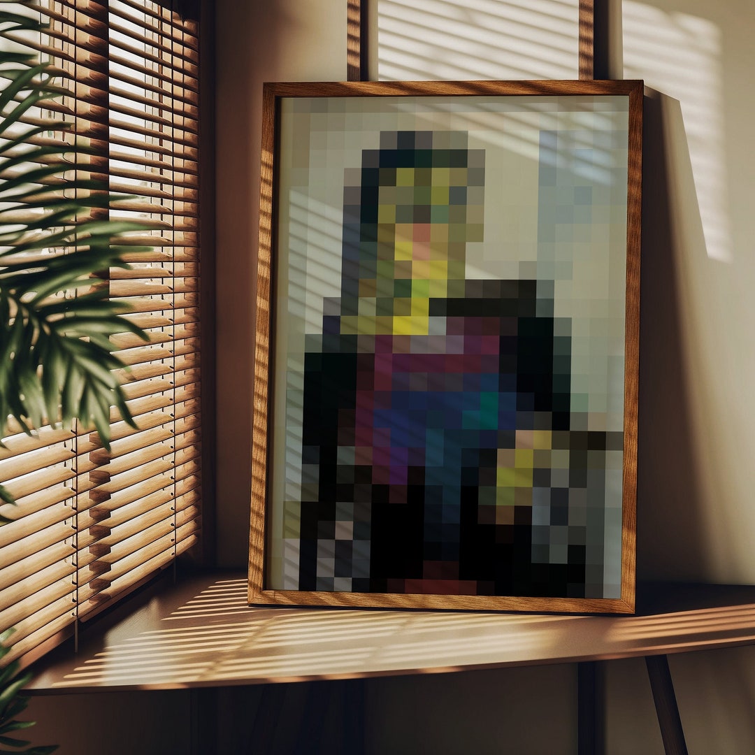 Pablo Picasso Art Pixel Artwork Oil Painting Pixelart Living Room Wall ...