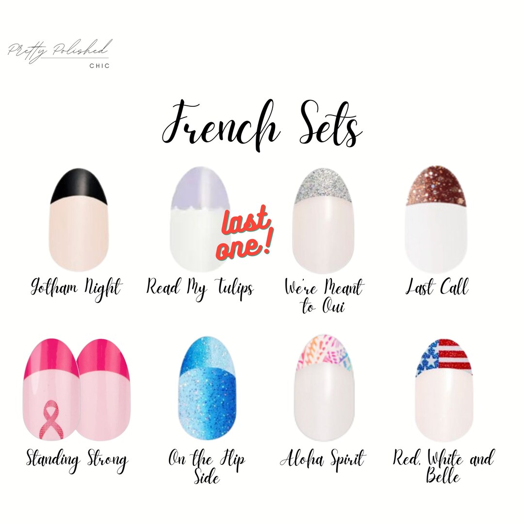 Color Street Retired French Manicure Sets 100% Real Nail Polish Made in ...