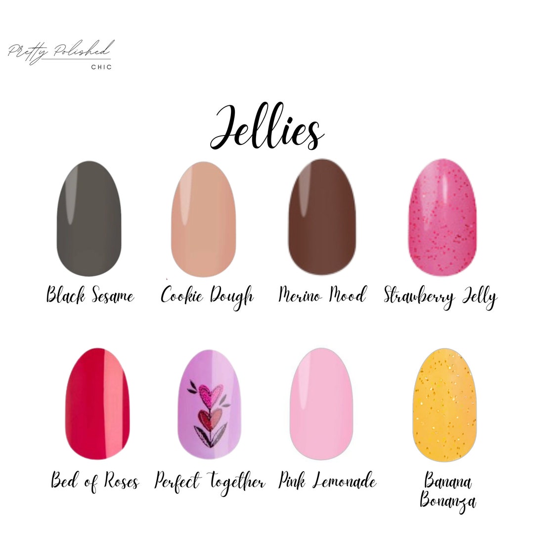 Color Street Jelly Sets 100% Real Nail Polish Made in the USA Manicure ...