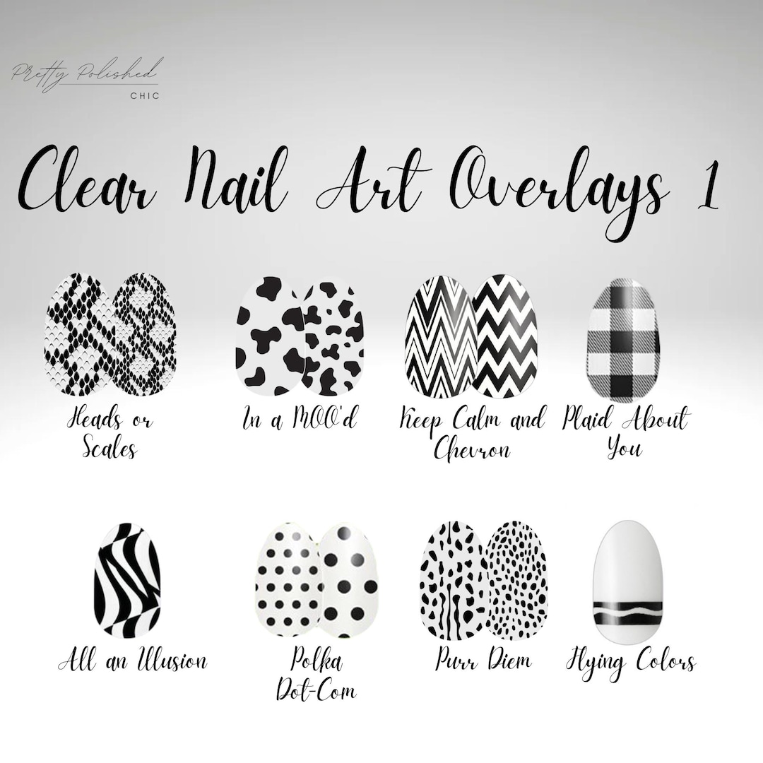 Retired Color Street Nail Art Overlays: Rare Designs - Etsy