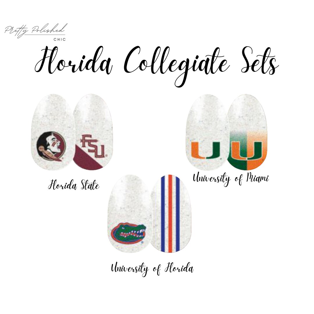 Florida Collegiate Designs * College Designs *color Street Retired ...