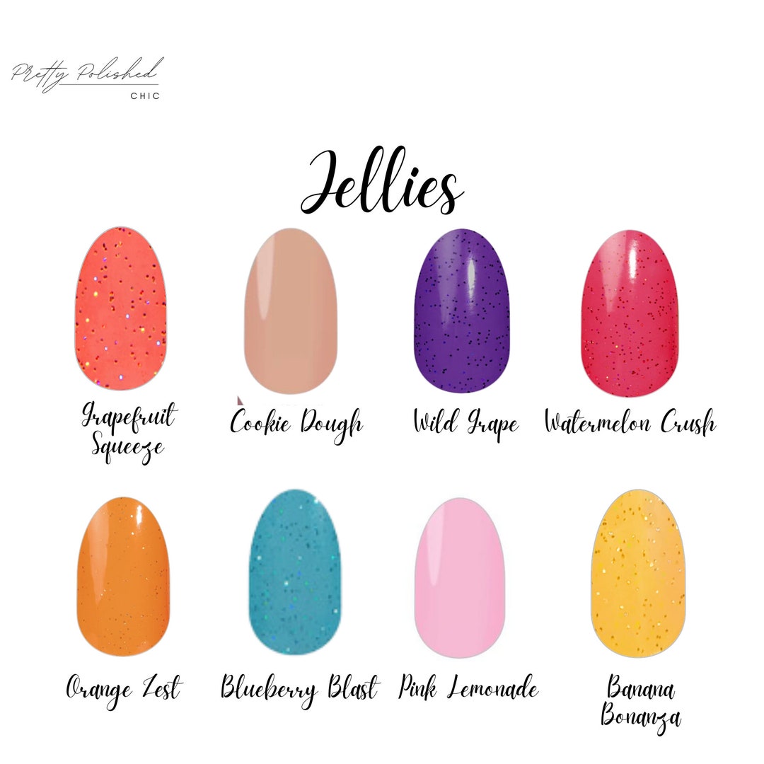 Color Street Jelly Sets 100% Real Nail Polish Made in the USA Manicure ...