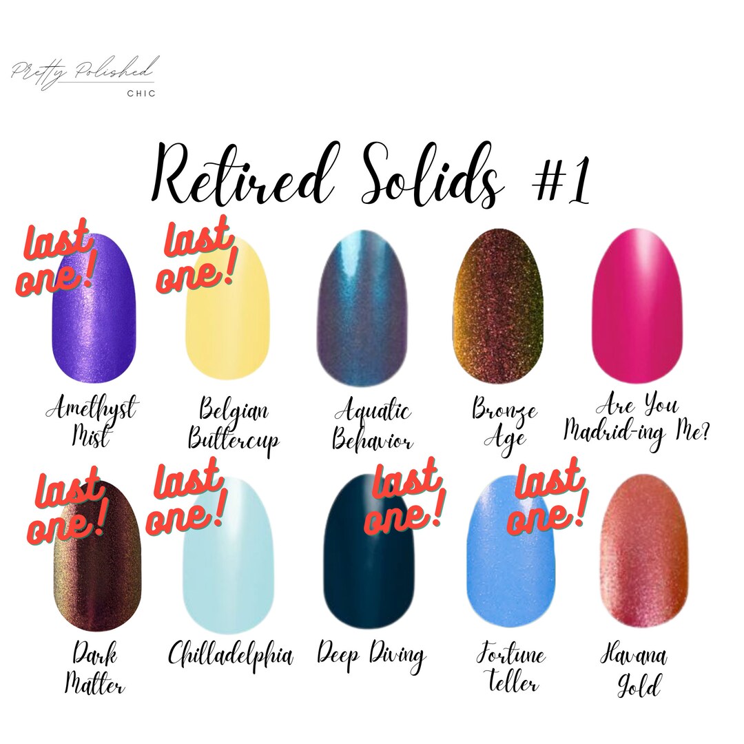 Solid Color Sets Elevate Your Manicure With 100% Real Nail Polish Made ...
